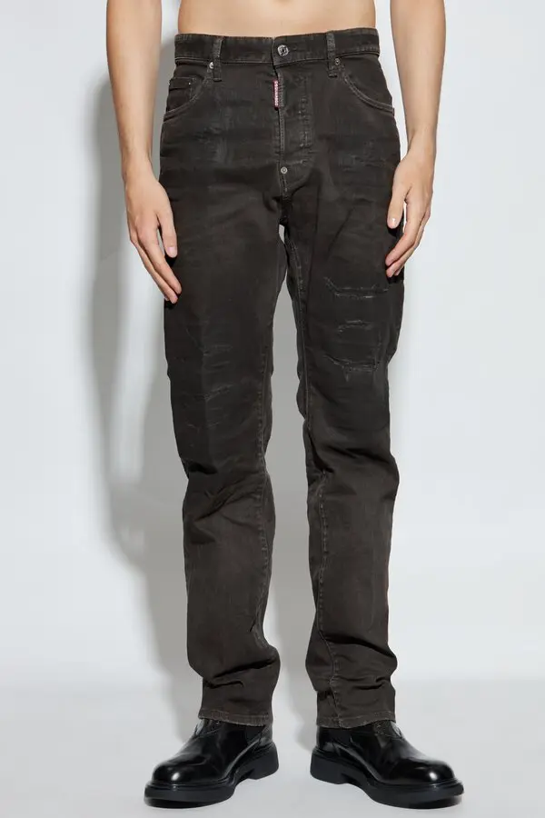 Dsquared2 Straight Leg Jeans - Grey