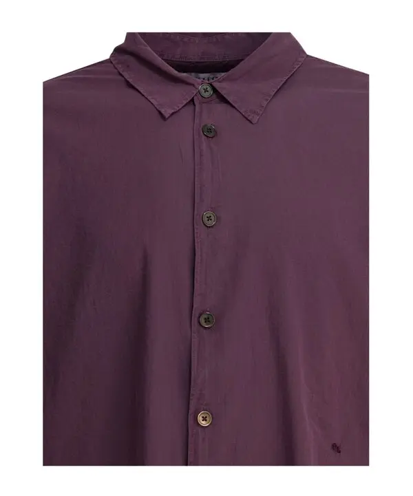 Our Legacy Long-sleeved Curved Hem Shirt