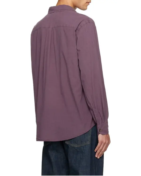 Our Legacy Long-sleeved Curved Hem Shirt