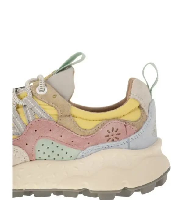 FLOWER MOUNTAIN Yamano 3" Lace-up Sneakers - Nude