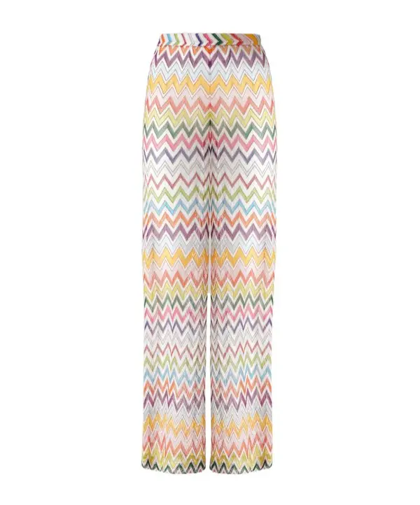 Missoni Zigzag Pattern Palazzo Pants