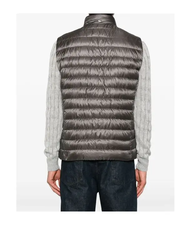 Herno Quilted Sleeveless Vest - Gray