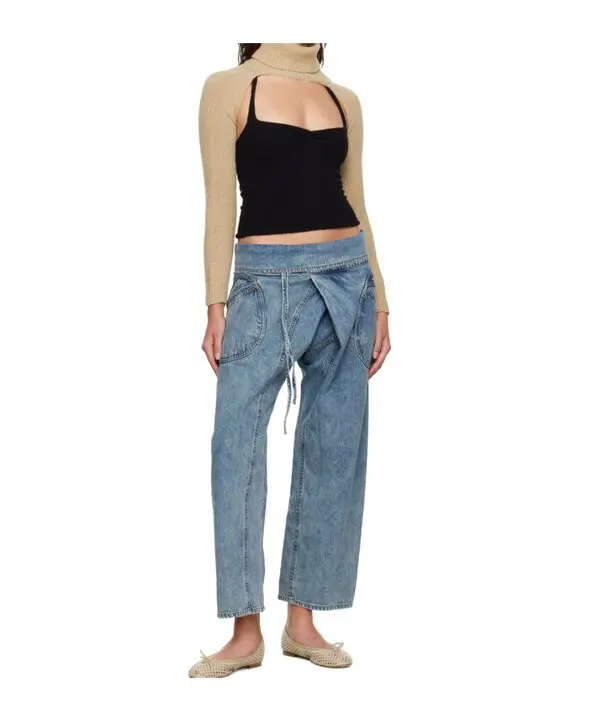 Gimaguas Beige Pop Mangas Turtleneck