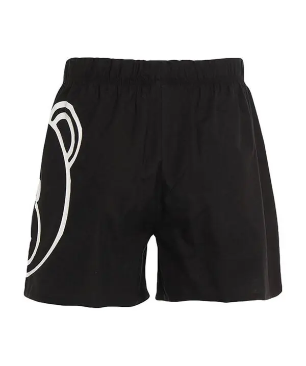 Moschino Detail Shorts - Black