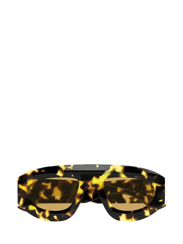Bottega Veneta Geometric Frame Sunglasses - Black