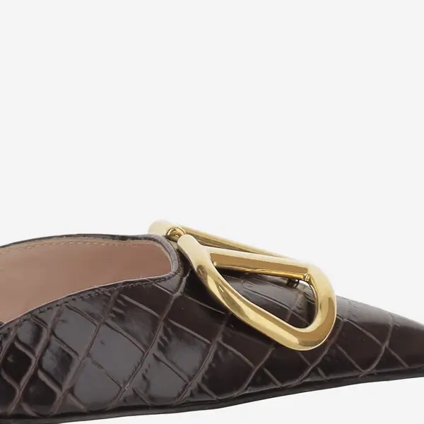 Valentino Garavani Vlogo Signature Slingback Pumps - Black