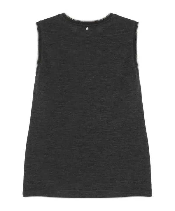 Lorena Antoniazzi Sleeveless Round Neck Tank Top - Gray