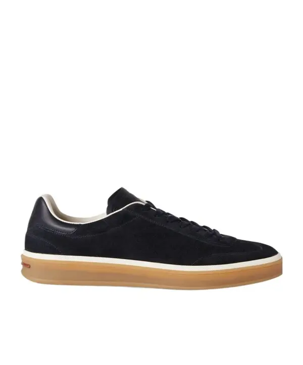 Loro Piana Low-top Lace-up Sneakers - Navy Blue