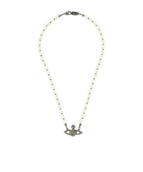 VIVIENNE WESTWOOD Orb Pendant Necklace - White