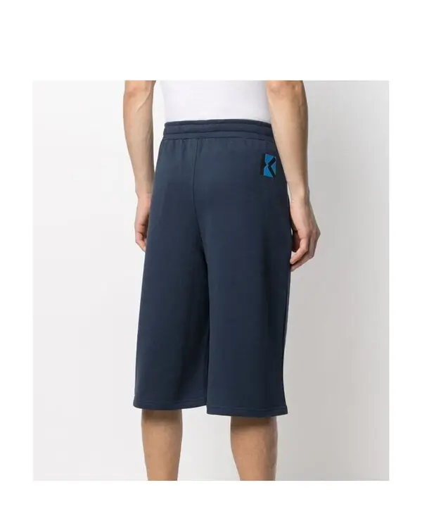 Kenzo Little X Logo Print Oversized Shorts