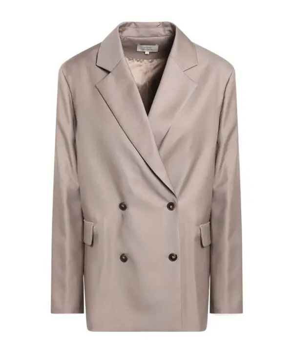 Loulou De Saison Long-sleeved Suit Jacket - Nude
