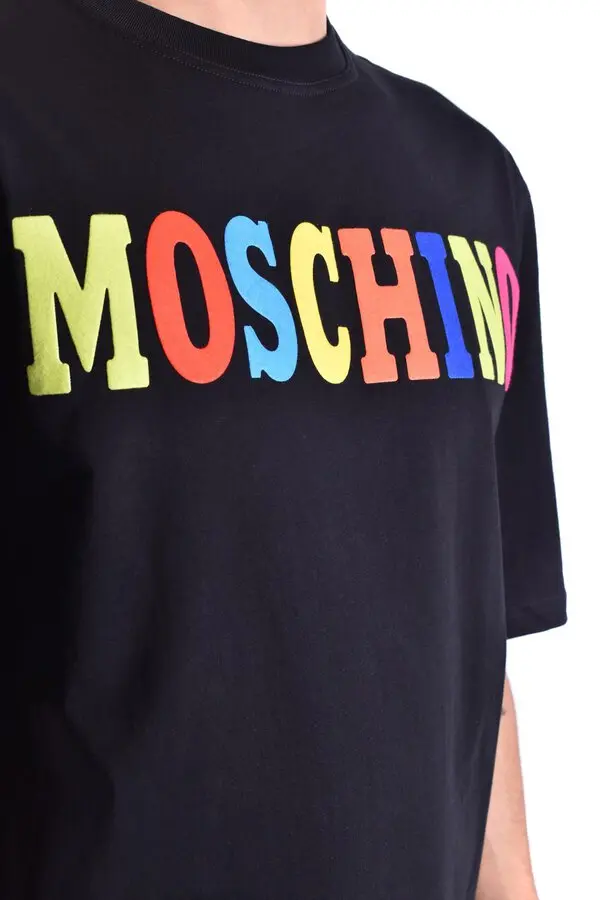 Moschino Logo Printed Short-sleeved T-shirt