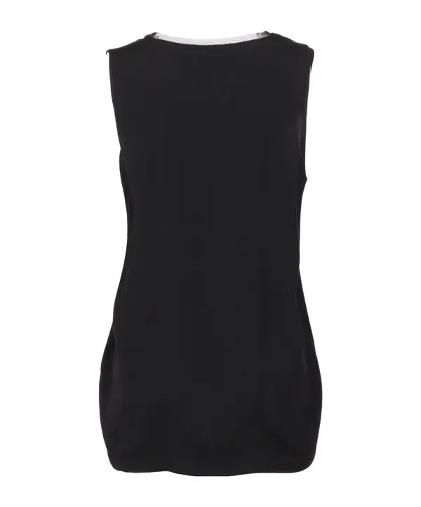 Fabiana Filippi Satin Vest Top - Black