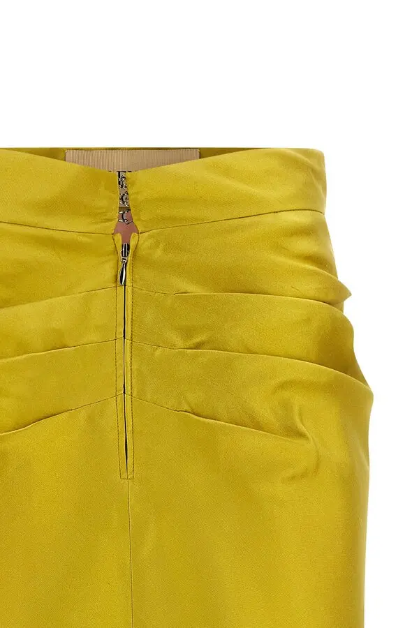 Valentino Garavani Draped Back-slit Skirt