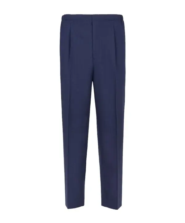 Fendi Straight-leg Tailored Trousers - Blue