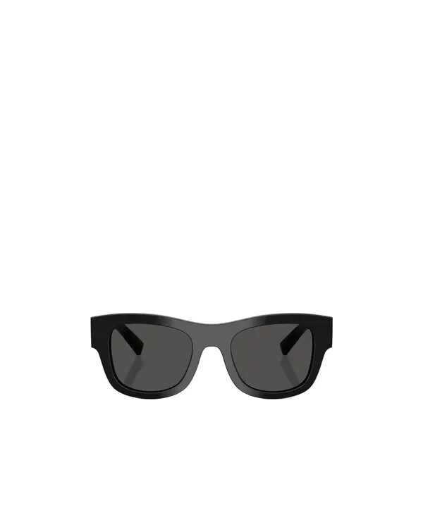 Dolce & Gabbana Square Frame Sunglasses With Logo Detail - Black