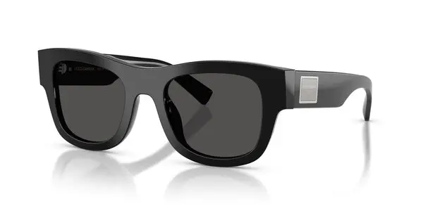 Dolce & Gabbana Square Frame Sunglasses With Logo Detail