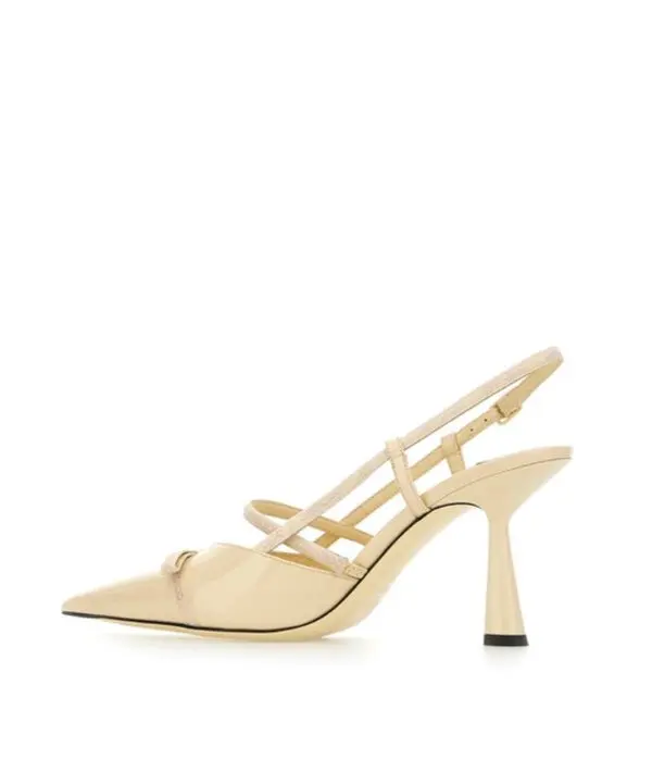 JIMMY CHOO Pointed High-heeled Slingback Sandals