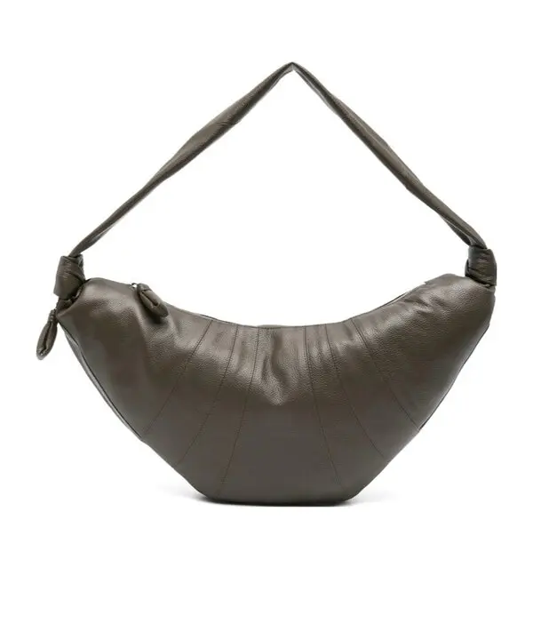 LEMAIRE Croissant Tote Bag - Dark Olive