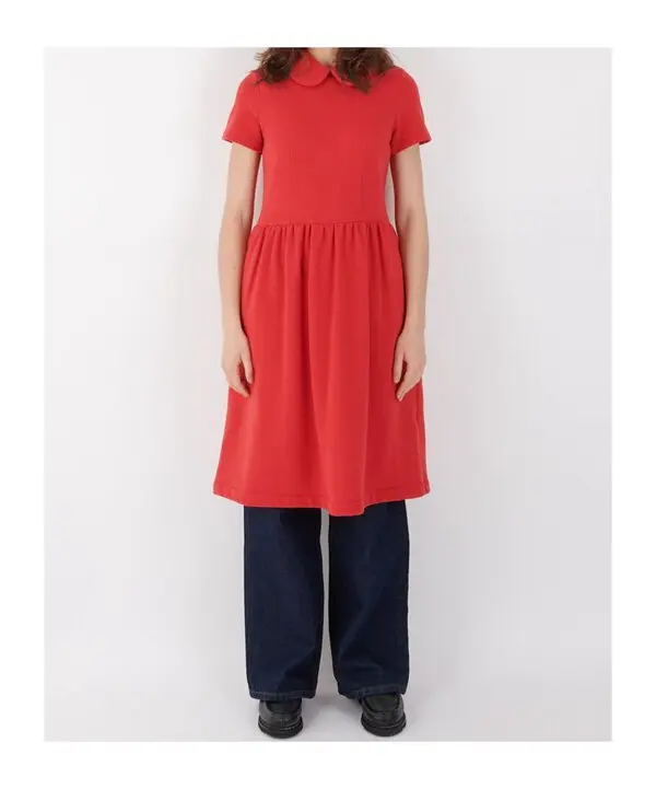 Comme Des Garçons Short Sleeve Collared Dress