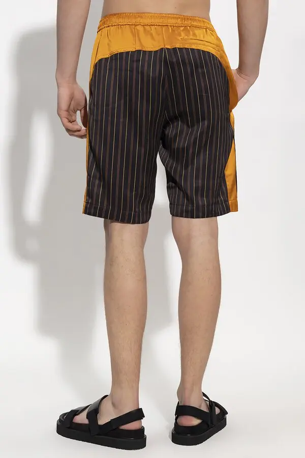 Dries Van Noten Logo Pattern Shorts