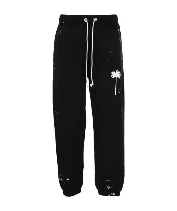 Palm Angels Painted Logo Print Track Trousers