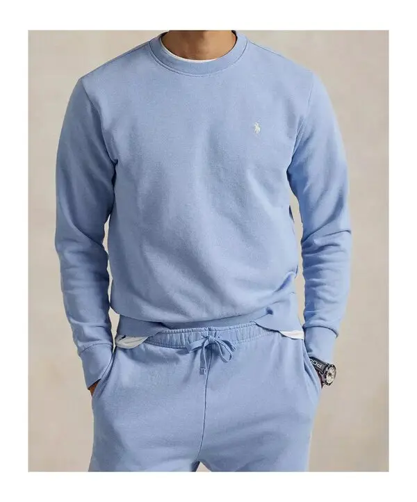 Polo Ralph Lauren Loopback Fleece Sweatshirt With Embroidered Logo - Blue
