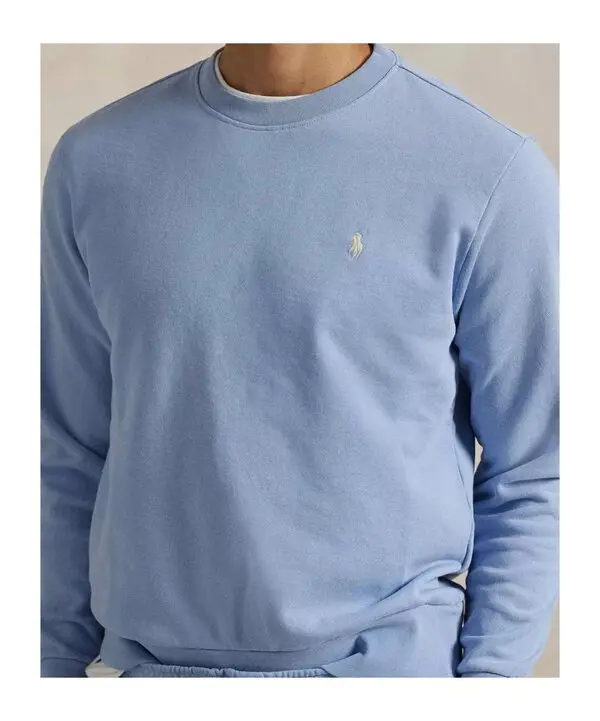 Polo Ralph Lauren Loopback Fleece Sweatshirt With Embroidered Logo - Blue