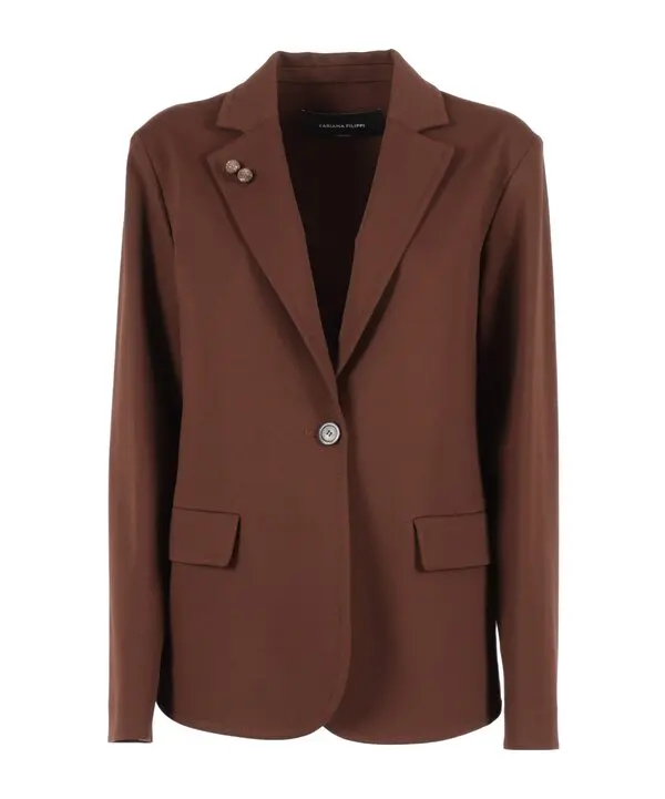 Fabiana Filippi Single-breasted Tailored Blazer