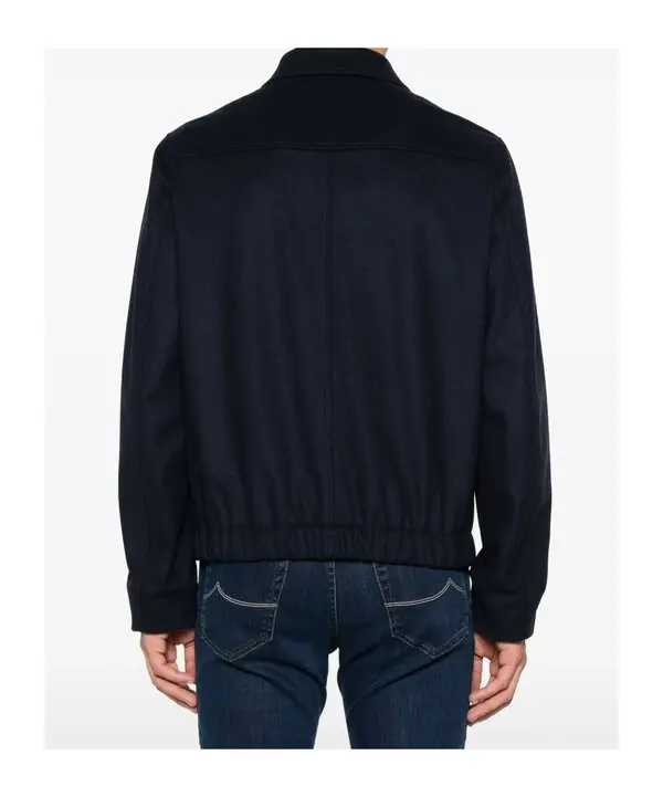 Incotex Zip-front Flannel Jacket