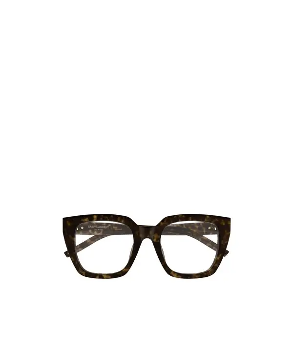 Saint Laurent Square Frame Glasses - Black
