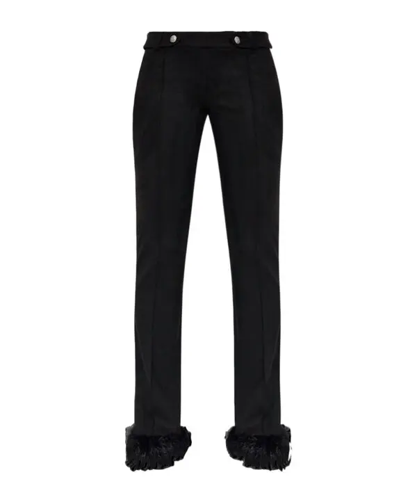 MISBHV Feather-trim Trousers