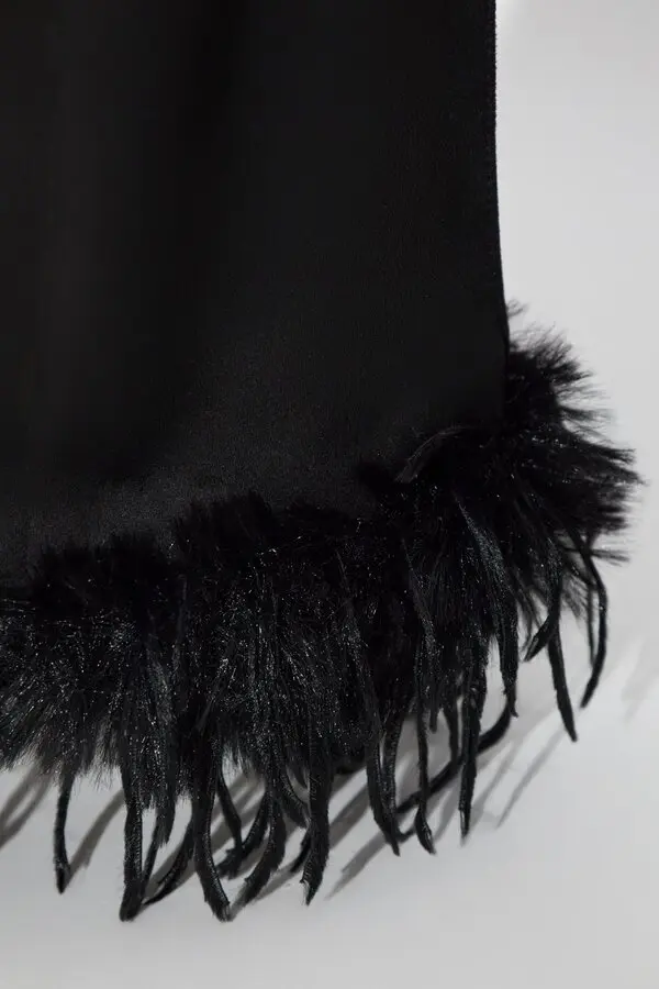 MISBHV Feather-trim Trousers