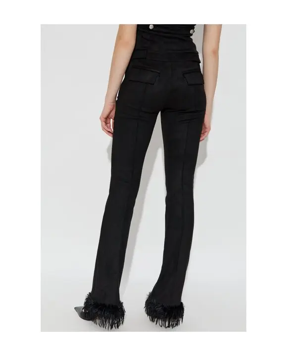 MISBHV Feather-trim Trousers