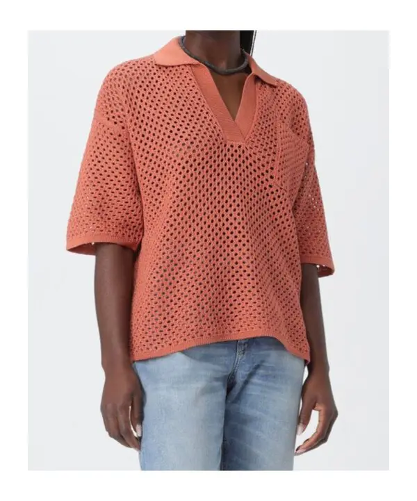 Brunello Cucinelli Open-knit Cotton Top