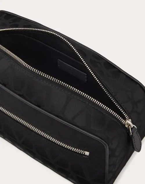 Valentino Garavani Iconographe Zip-up Wash Bag