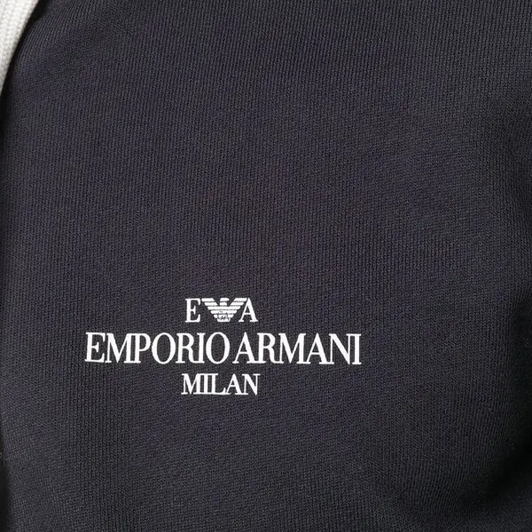 Emporio Armani Logo Zip-up Hoodie