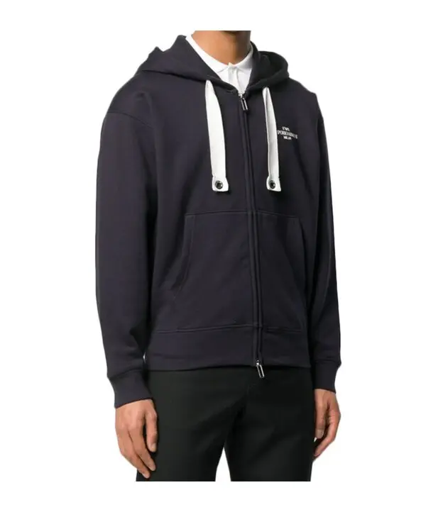 Emporio Armani Logo Zip-up Hoodie