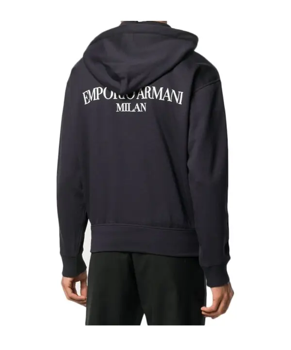 Emporio Armani Logo Zip-up Hoodie