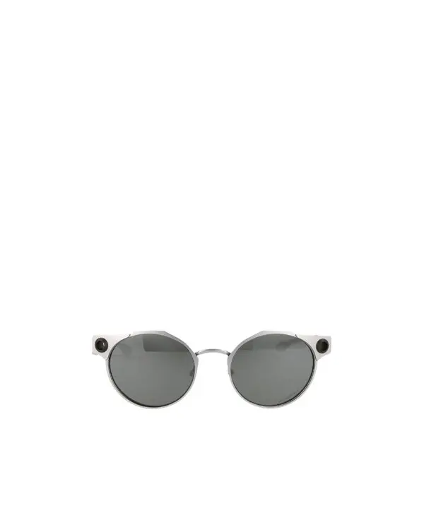 Oakley Deadbolt Round Sunglasses - Gray