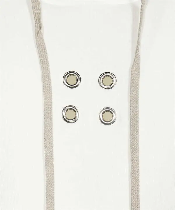 Rick Owens Long-sleeved Drawstring Hoodie