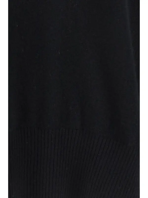Loulou De Saison Anaa" Ribbed Knit Pullover - Black