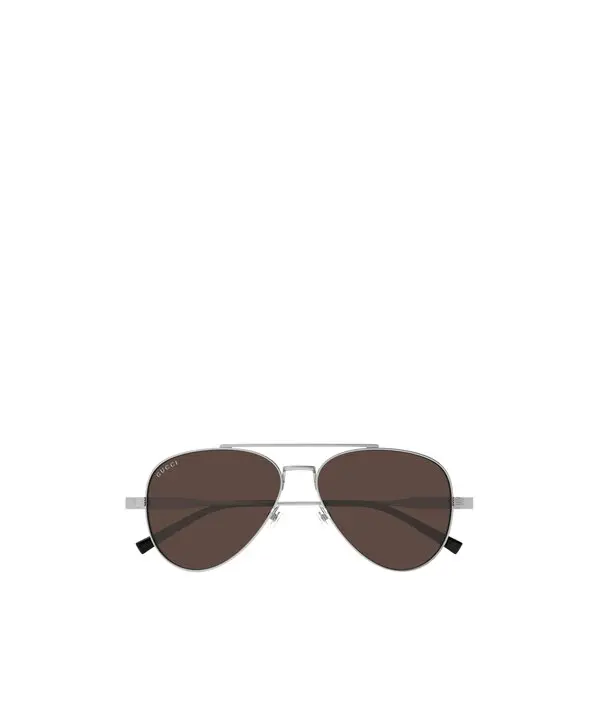 Gucci Aviator Frame Sunglasses - Brown