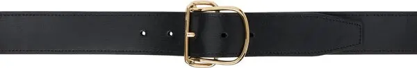 TOTEME Swirl Leather Belt - Black