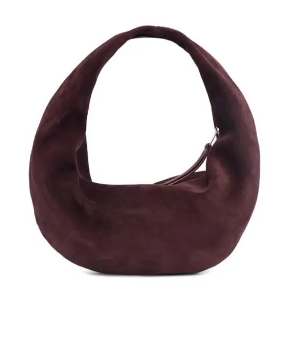 Khaite Olivia Medium Half-moon Underarm Pack - Black