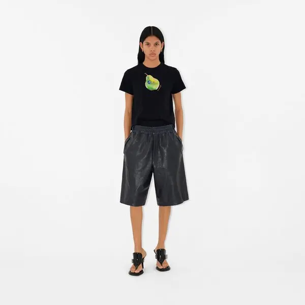 Burberry Crystal Embellished Cotton T-shirt