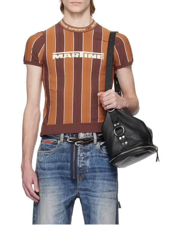 Martine Rose Logo T-shirt - Brown
