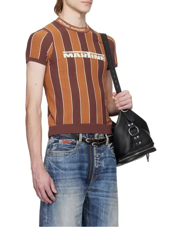 Martine Rose Logo T-shirt - Brown