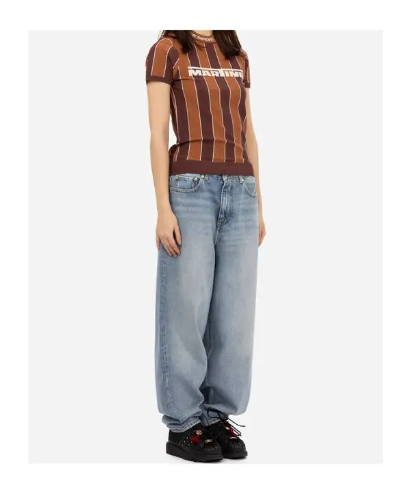 Martine Rose Logo T-shirt - Brown