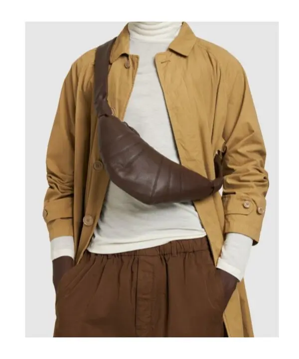 LEMAIRE Small Croissant Bag - Brown